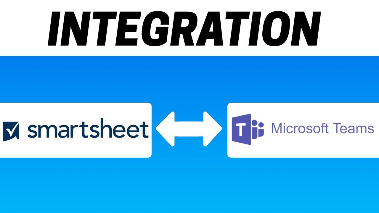 How to Integrate Smartsheet with Microsoft Teams - YouTube