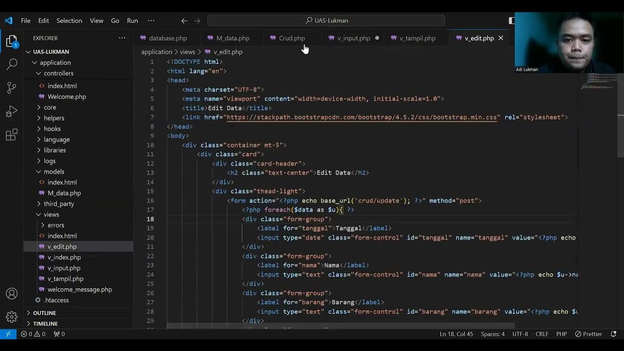 Tugas UAS Web Programming Lanjut - YouTube