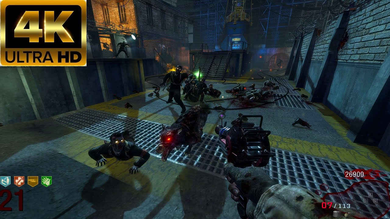 BLACK OPS ZOMBIES: DER RIESE GAMEPLAY 4K! (NO COMMENTARY) - YouTube