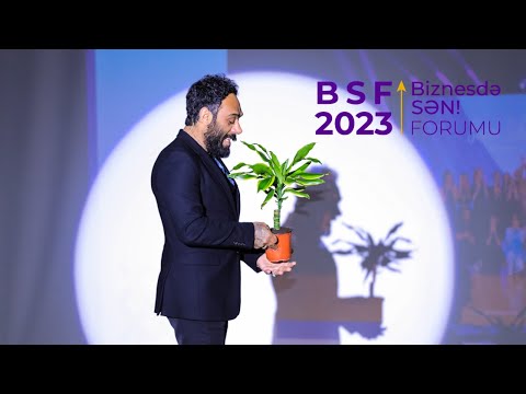 “27 manatla biznesə başlamaq olar?”- Spiker Sərxan Saxaranın çıxışı | BiznesdəSƏN forumu