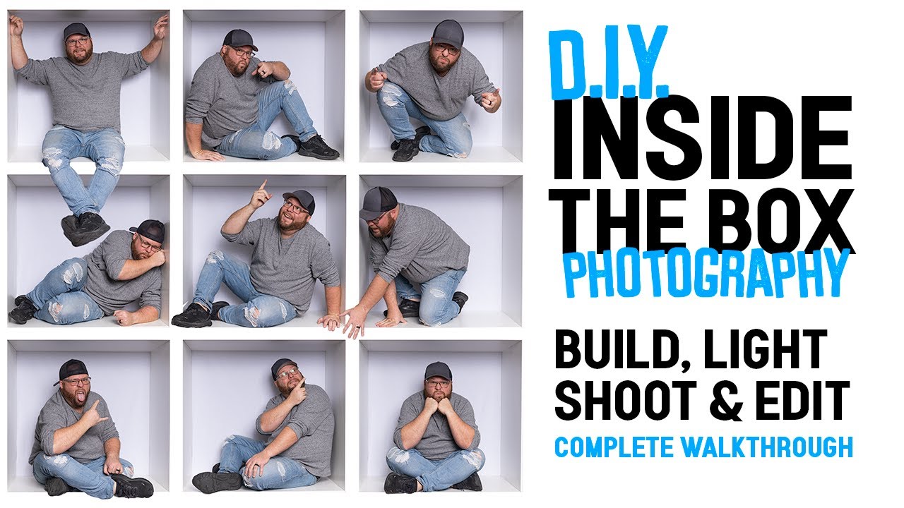 DIY In the Box Photography. Full Build, Lighting, Shooting, and Editing ...