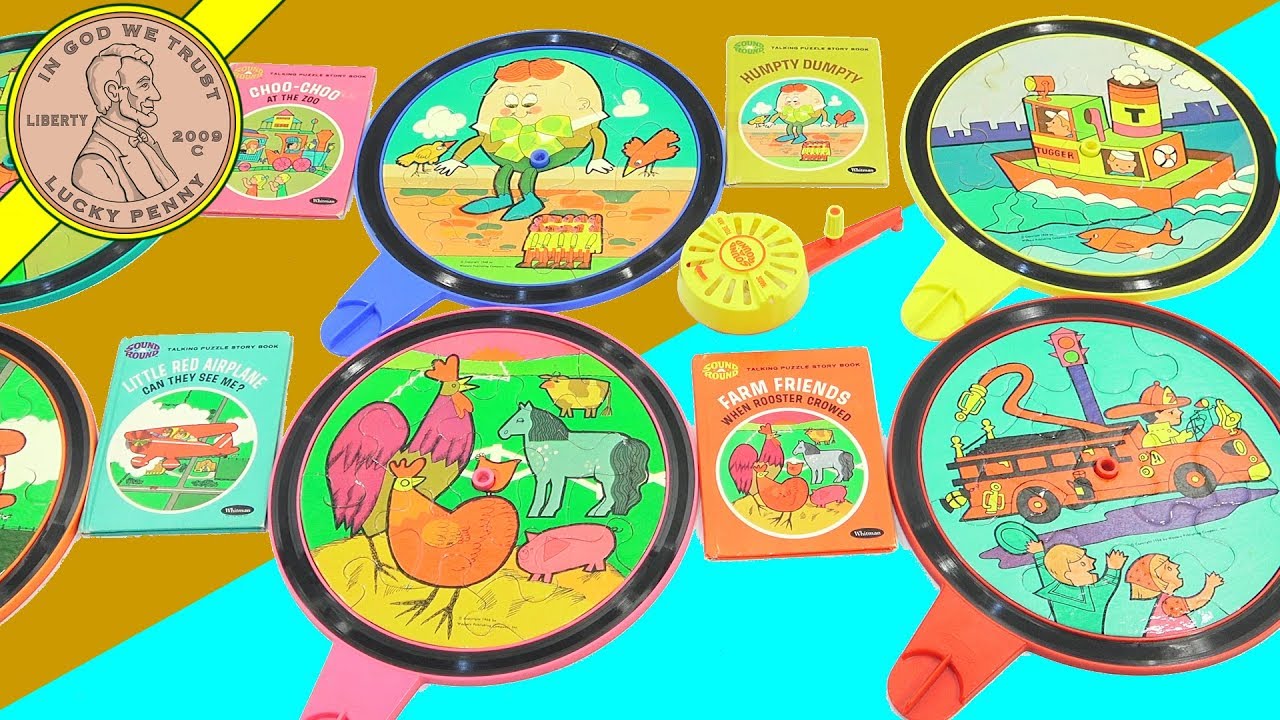 Vintage 1968 Sound A Round Talking Puzzle - YouTube