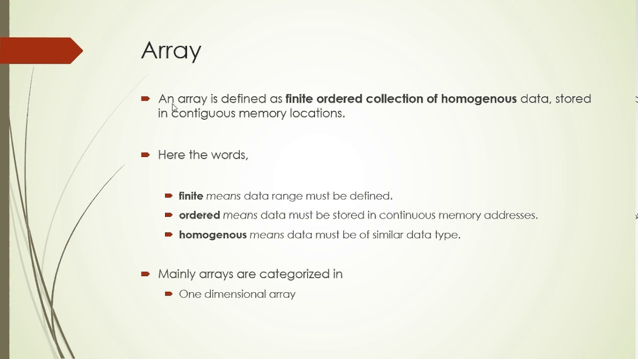 1 Array and Array Declaration - YouTube