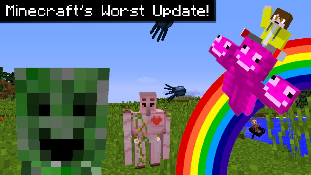 I Played Minecraft’s WORST Update! - YouTube
