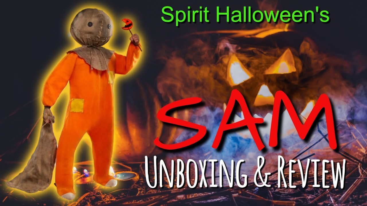 Sam (Trick R Treat) Spirit Halloween Animatronic - YouTube
