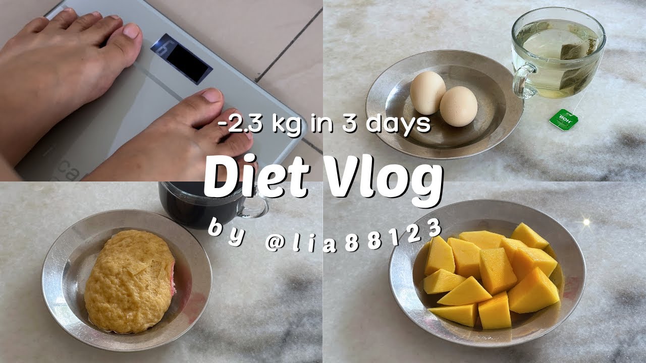 Diet Vlog l - 2.3KG in 3 Days #diet #shorttermdiet - YouTube