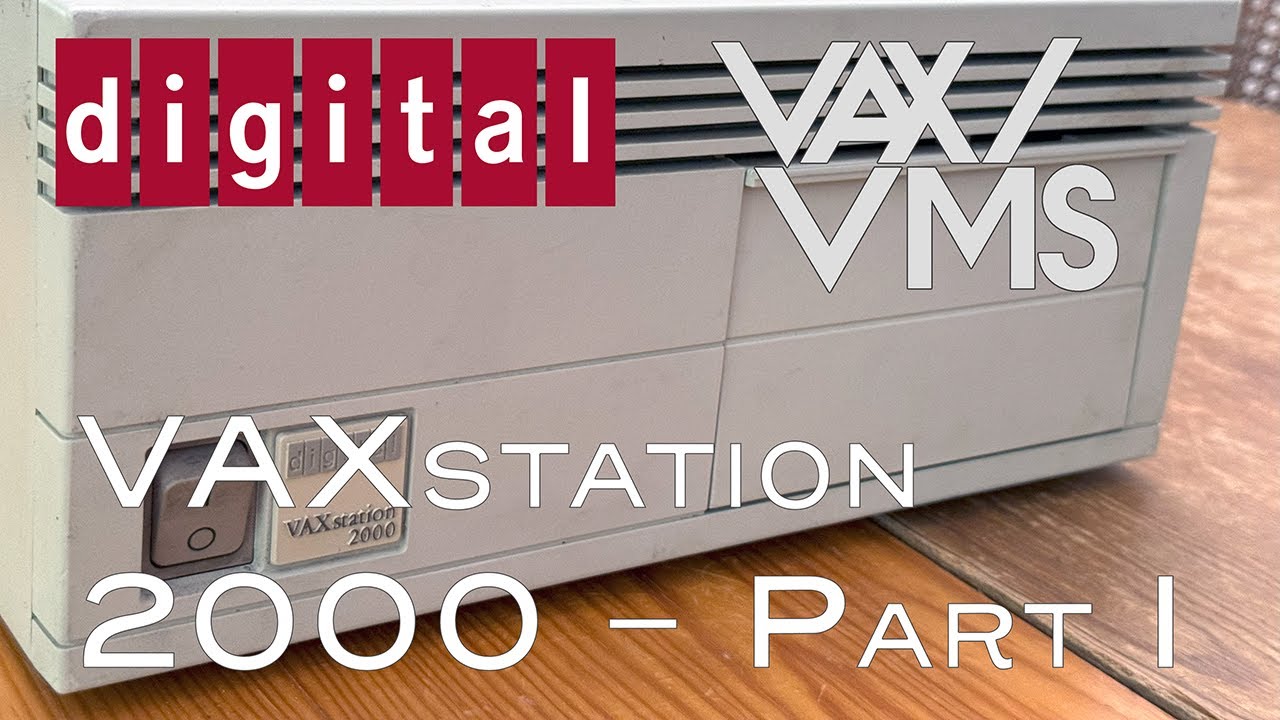 The DEC VAXstation 2000 - Part I (not working at the moment) - YouTube