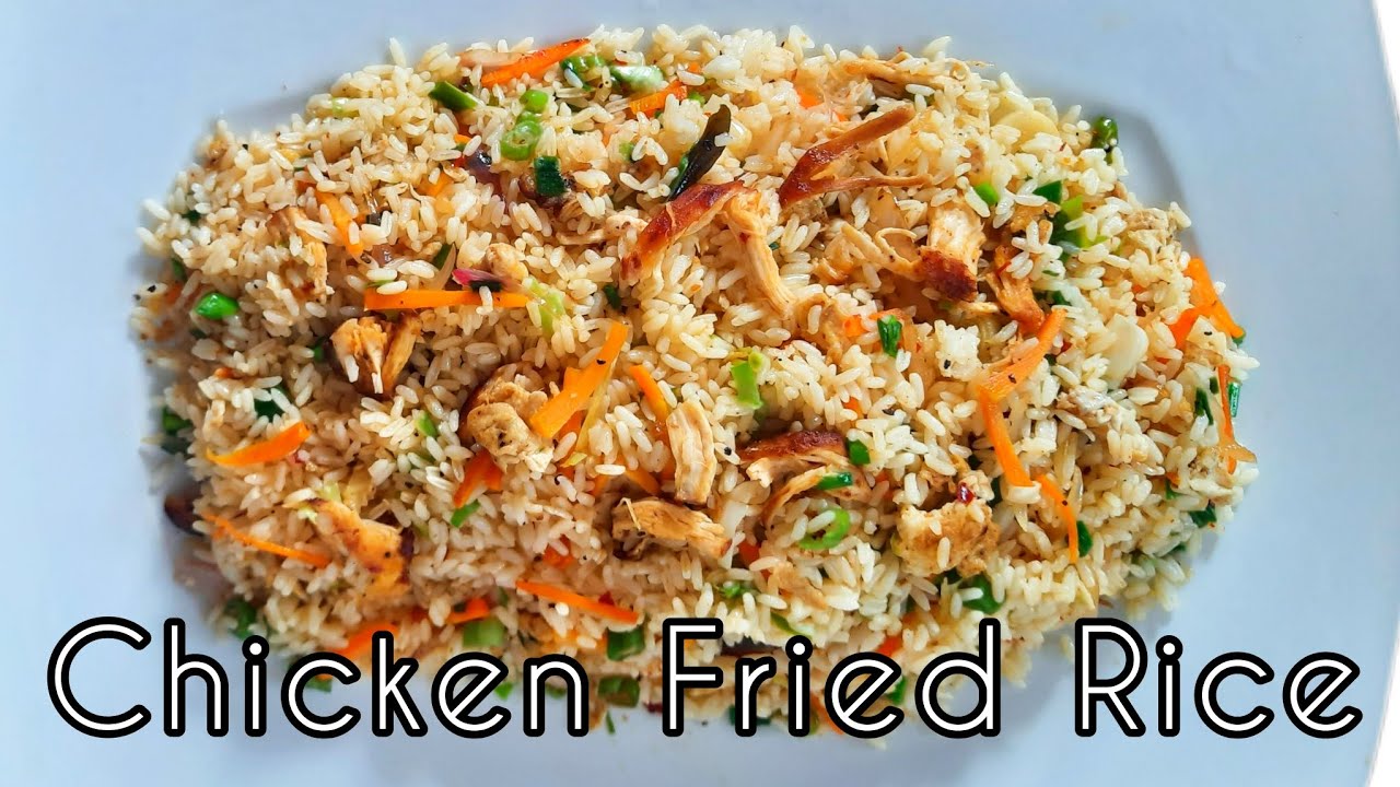 Chicken Fried Rice recipe | Sri Lankan style easy Fried rice recipe ...