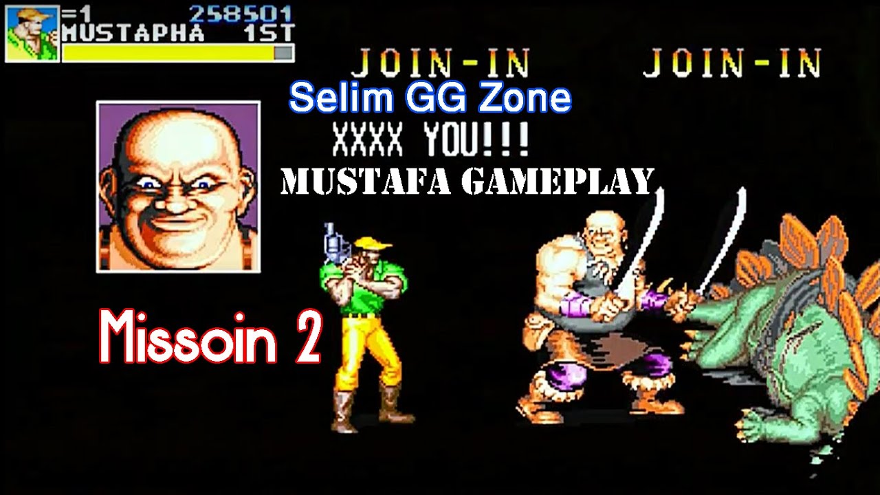 Cadillacs and Dinosaurs | Mustafa Game Mission 2 | Classic Arcade ...