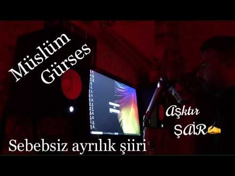 Müslüm gürses sebepsiz ayrılık şiirli aşktır şair olgun mesim koca