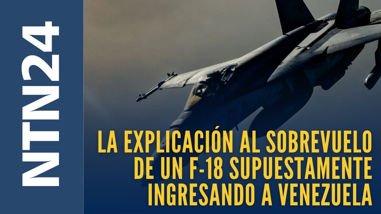 La explicación de la imagen de un F-18 supuestamente ingresando a ...