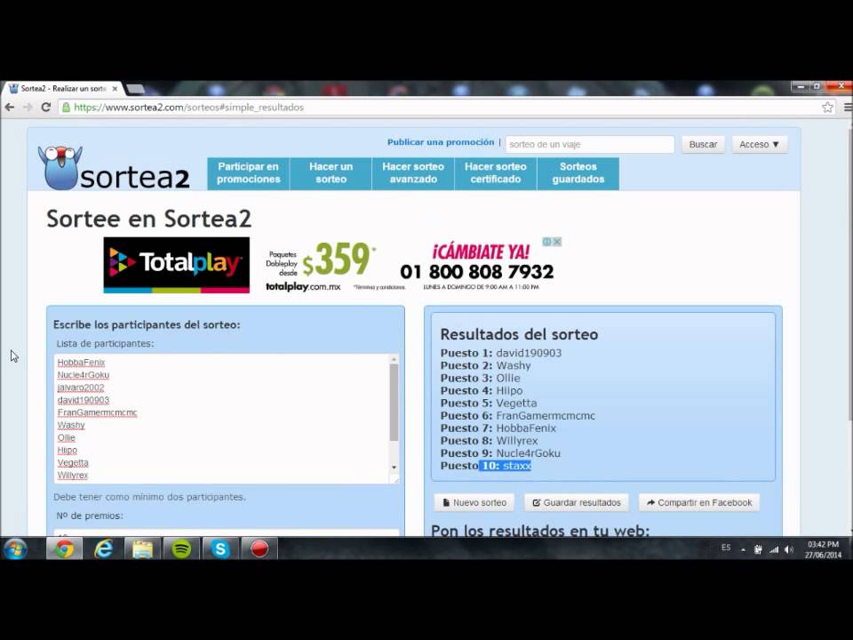 Sortea2 - La Máquina de Sortear! [TUTORIAL HD] - YouTube