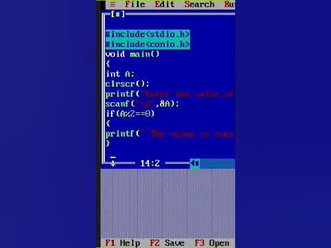 "Even or odd" numbers program in c programming language.#computerscience #shorts #viralshorts # ...
