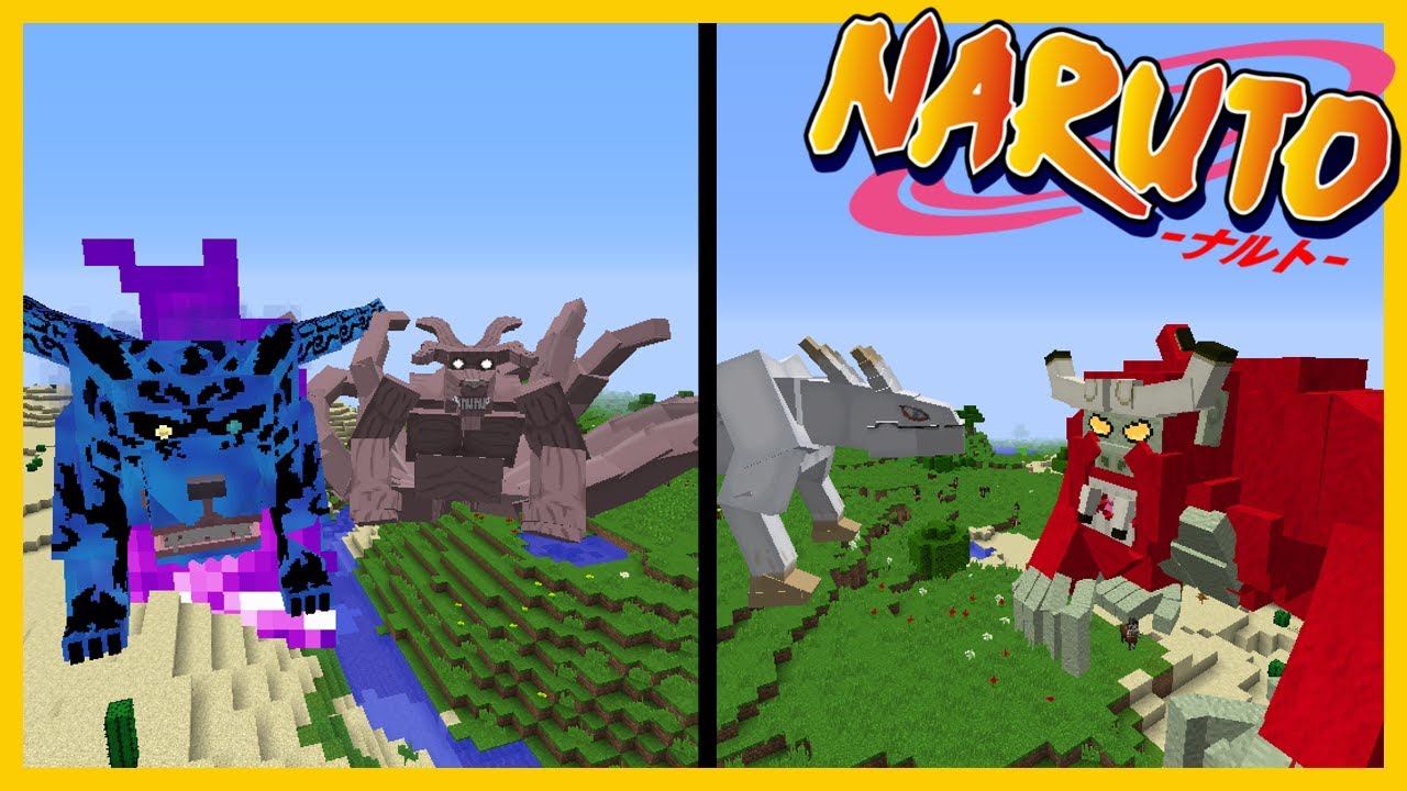 ONLY 4 TAILED BEASTS REMAIN! Minecraft Naruto Mod Episode 54 - YouTube