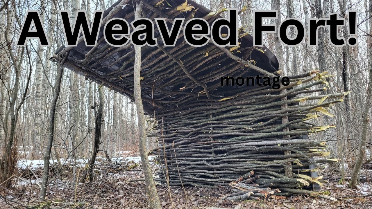 My Weaved Fort - YouTube