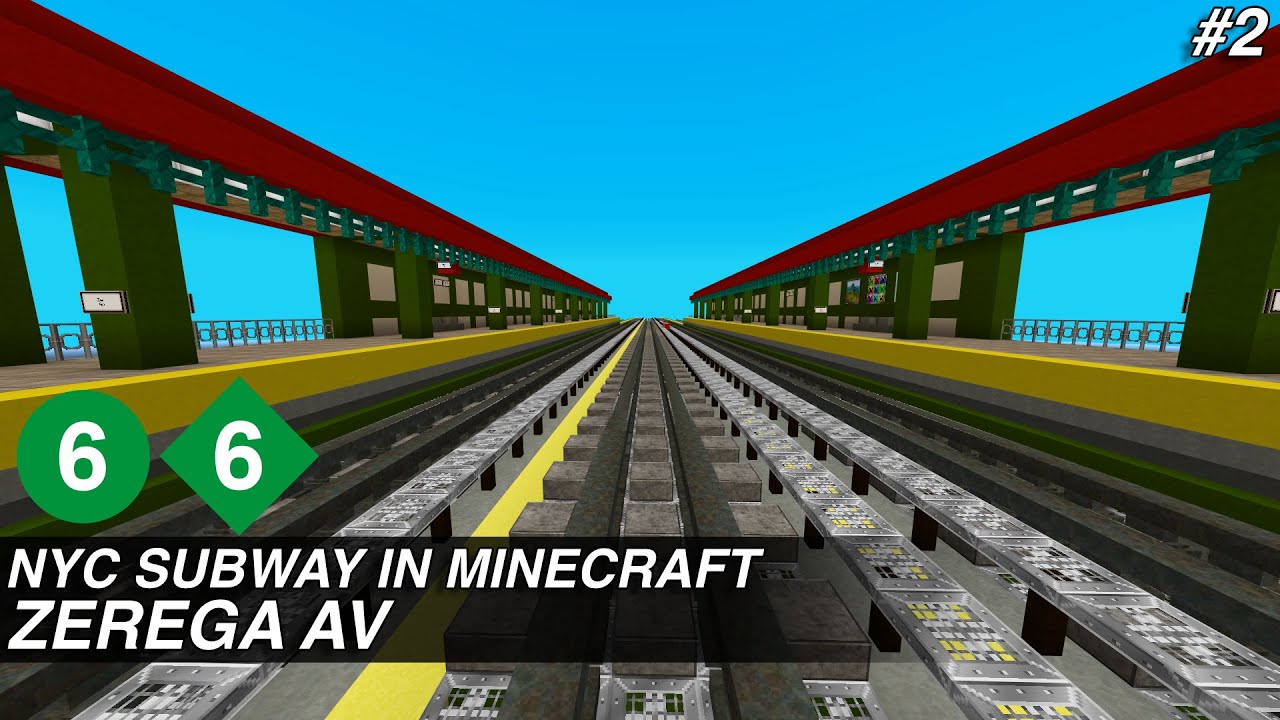 NYC Subway in Minecraft | Zerega Av - YouTube