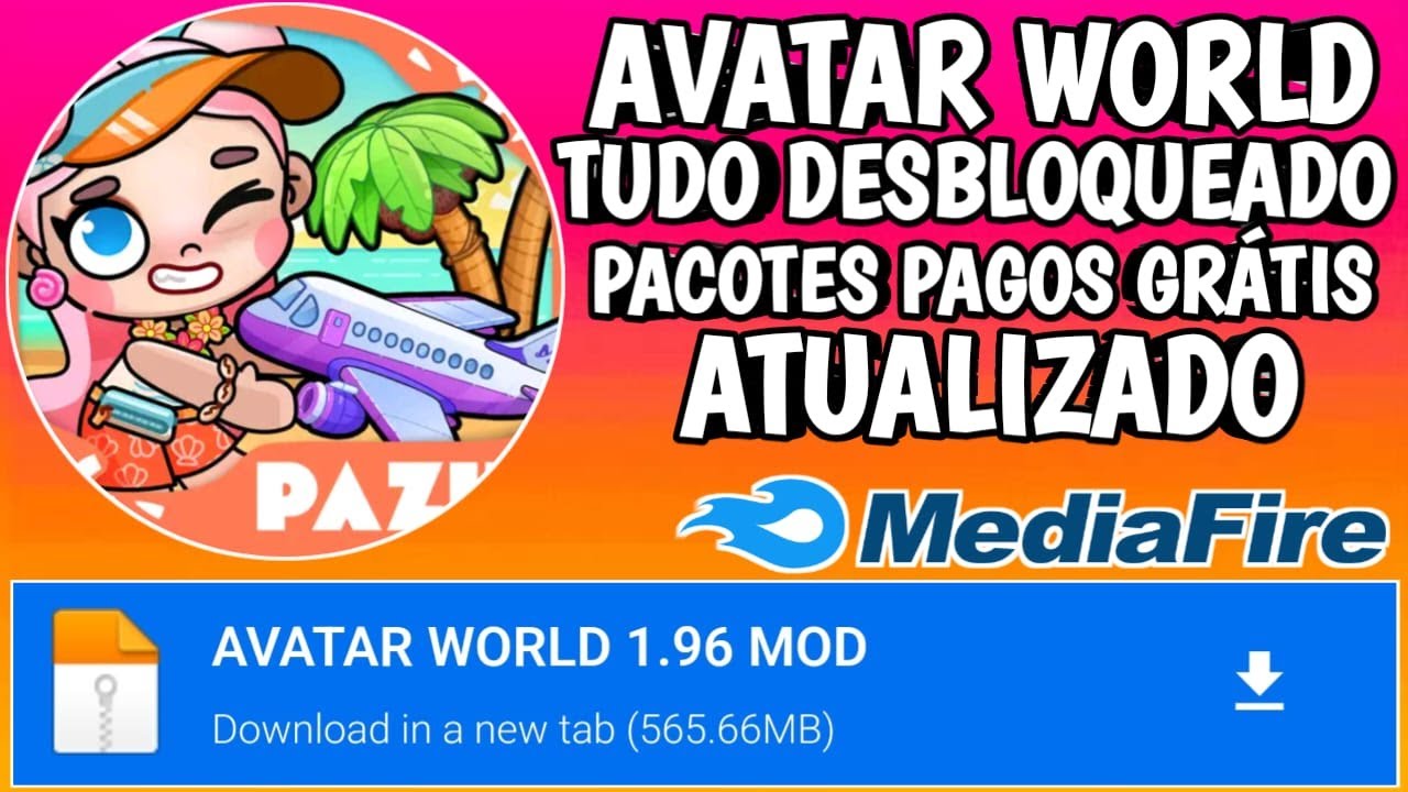 AVATAR WORLD MOD APK TUDO LIBERADO V1.96 ATUALIZADO 2024 + TUTORIAL DE ...