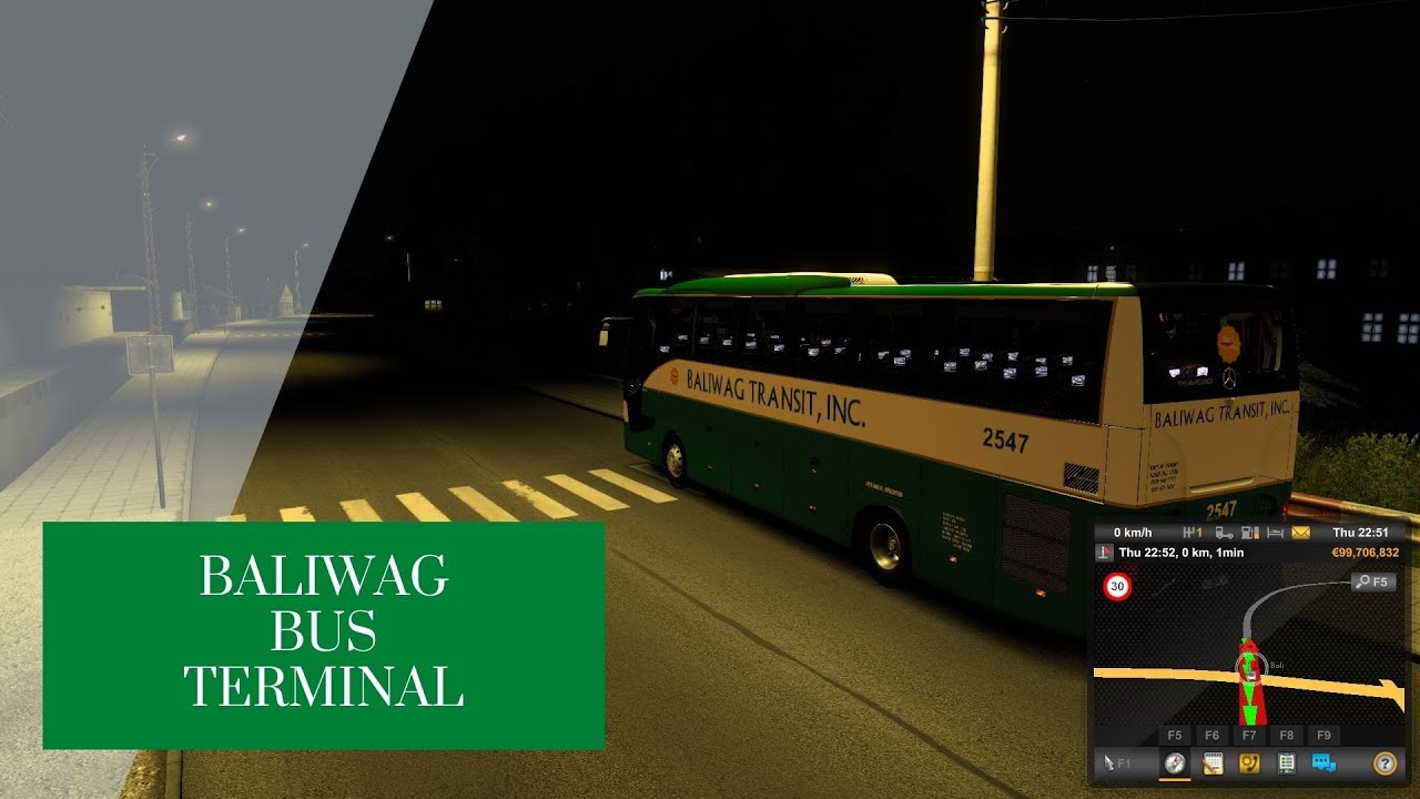 Ets2 bus modPh, Baliwag bus terminal Pasay to Hagonoy Bulacan. - YouTube