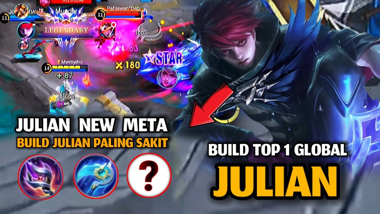 1 HIT BUILD JULIAN TERSAKIT 2024 TERBARU, JULIAN TOP 1 GLOBAL MOBILE ...