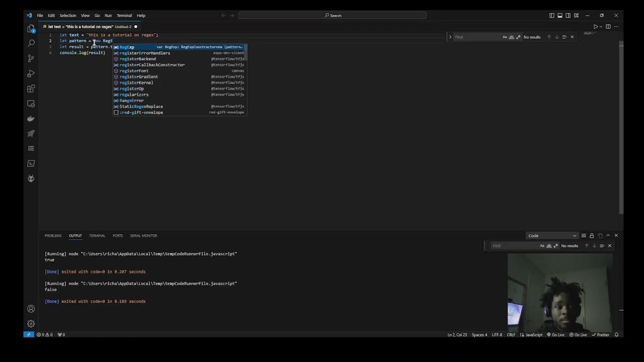 Regex In Javascript (introduction To Regular Expressions) For Beginners 