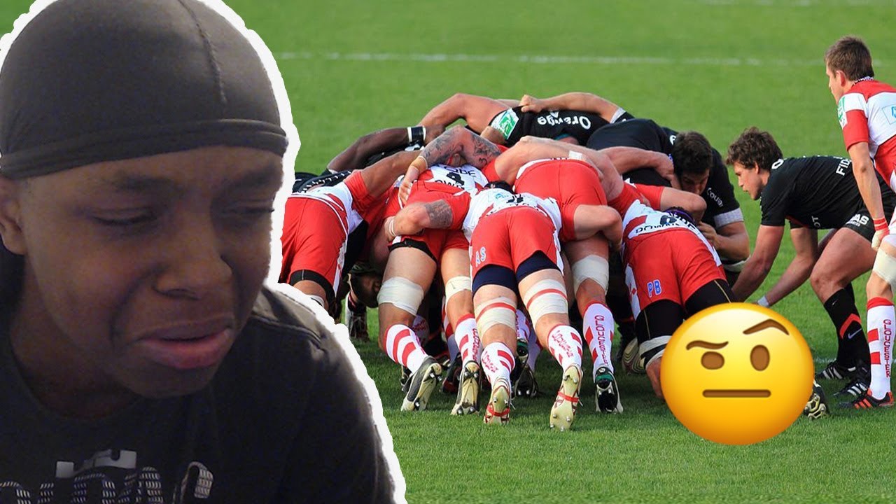 Clueless New Rugby fan Reacts to Rugby Highlights!! *must watch* - YouTube