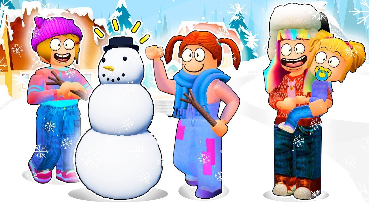 Snow Day In Roblox With Molly And Daisy! - YouTube