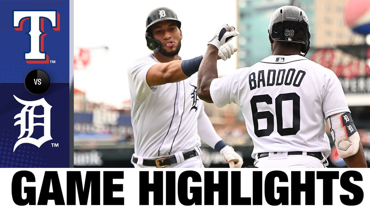 Rangers vs. Tigers Game Highlights (7/22/21) | MLB Highlights - YouTube