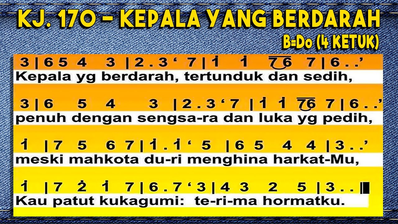 KJ. 170 - KEPALA YANG BERDARAH (FREE DOWNLOAD AUDIO) - YouTube