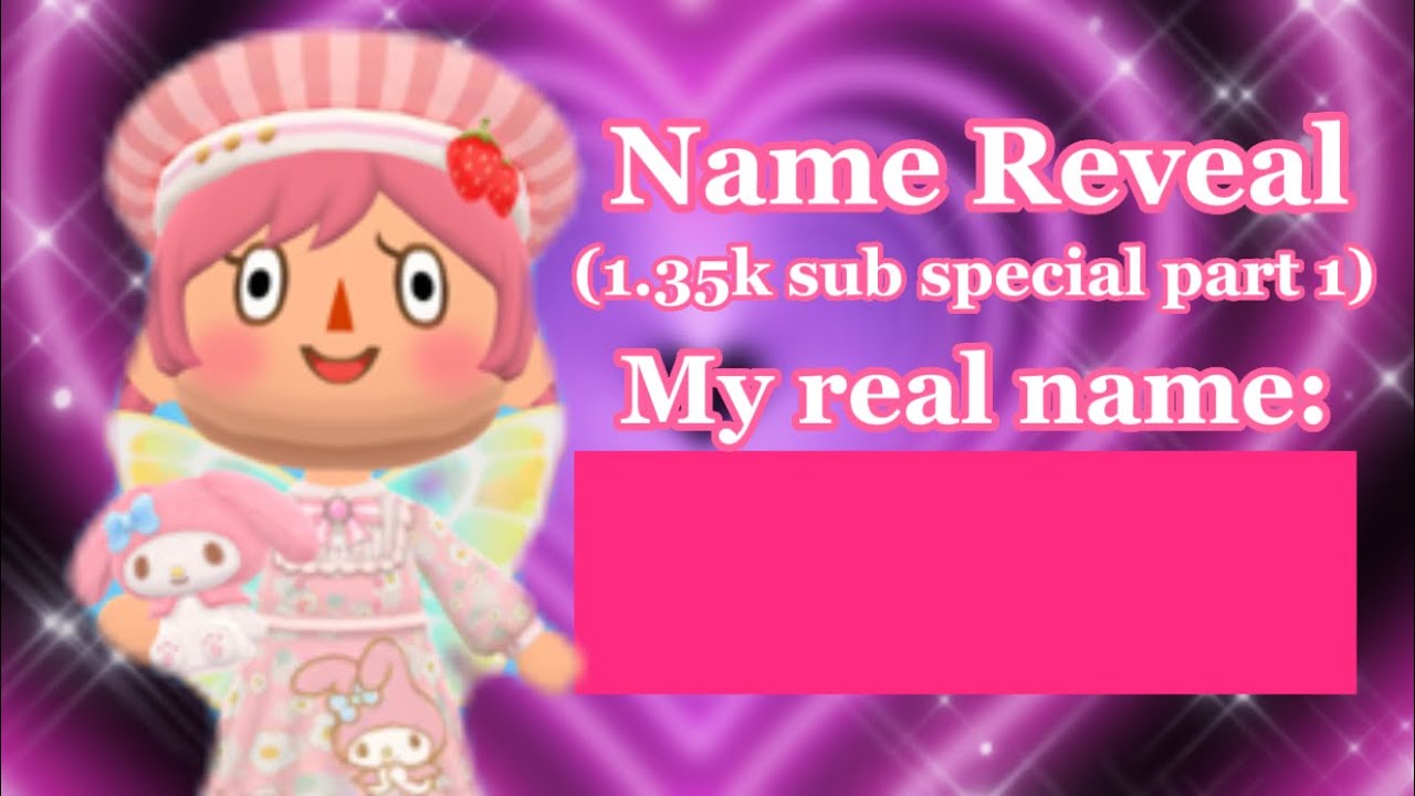 Name reveal (1.35k Subscribers Special Part 1) | @Strawberry-crossing ...