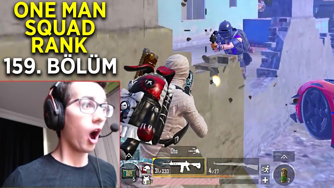-45 YEDİM ! One Man Squad Rank 159. Bölüm - Pubg Mobile - YouTube