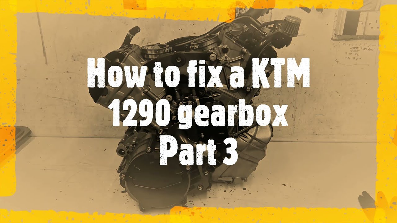 How to fix a KTM 1290 gearbox. Part 3. Fitting the engine back into the ...
