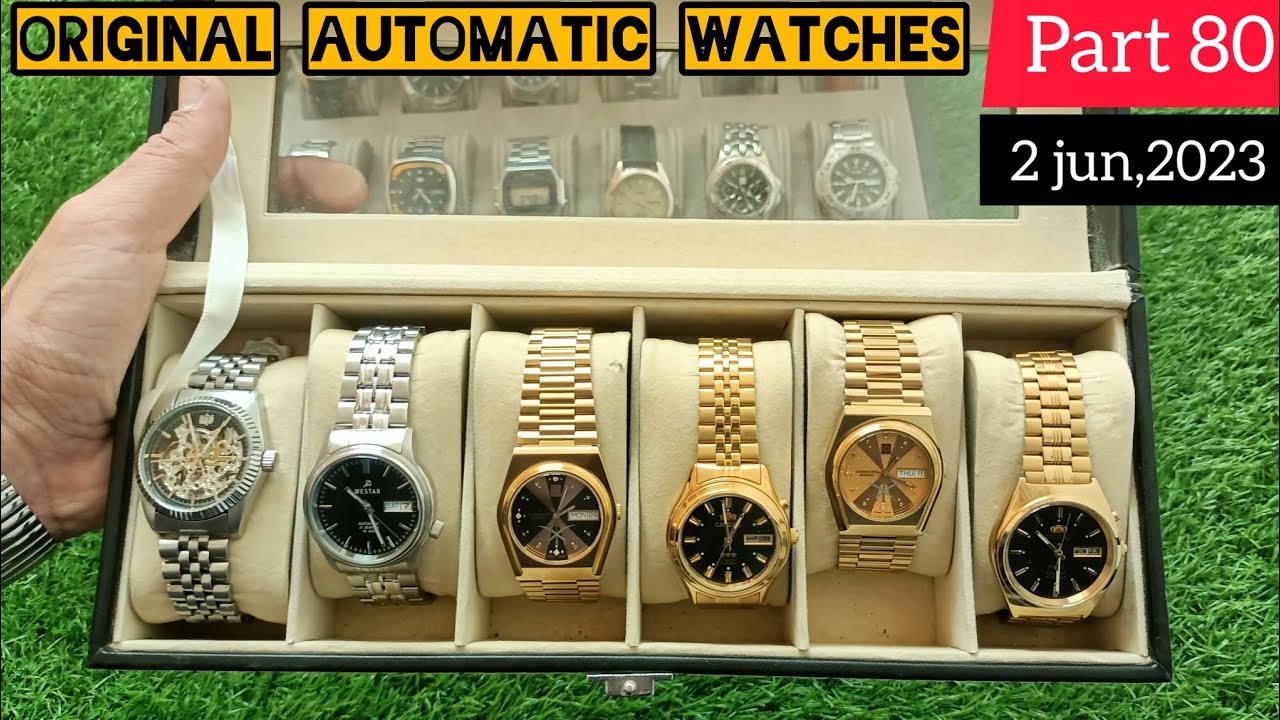 New Lot Of Original Automatic Watches|order Now|Swiss Watches|Japan ...
