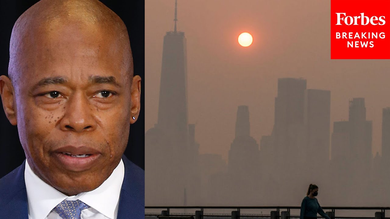BREAKING NEWS: NYC Mayor Eric Adams Gives Update On Air Quality Amidst ...