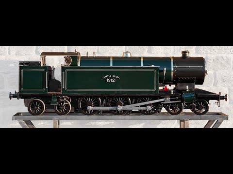 Re-edited: 7 1/4" Little Bear 4-6-4 Tank Locomotive - YouTube