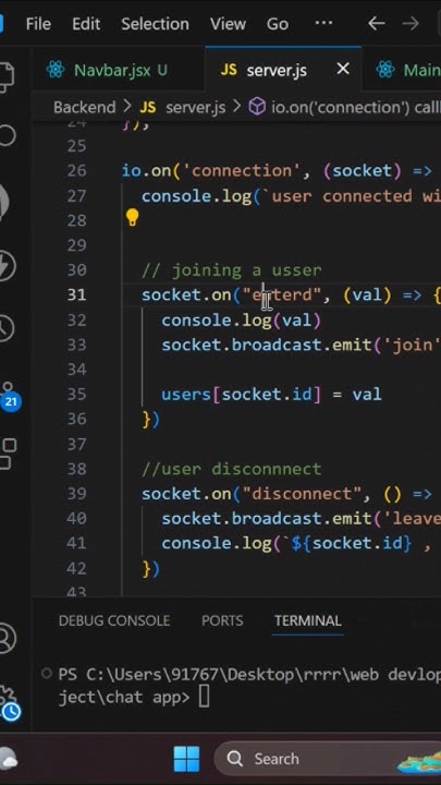 Making a Chat app using MERN and Socket io #chatapp #reactjs #socketio #webdevelopment # ...