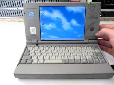 Toshiba Libretto 50ct restoring from Hibernate and shutting down - YouTube