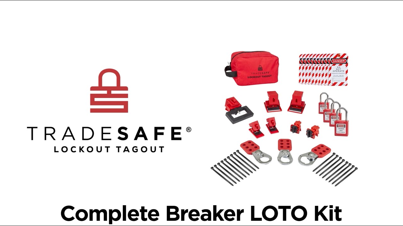 Industrial Breaker Lockout Tagout Kit | TRADESAFE - YouTube