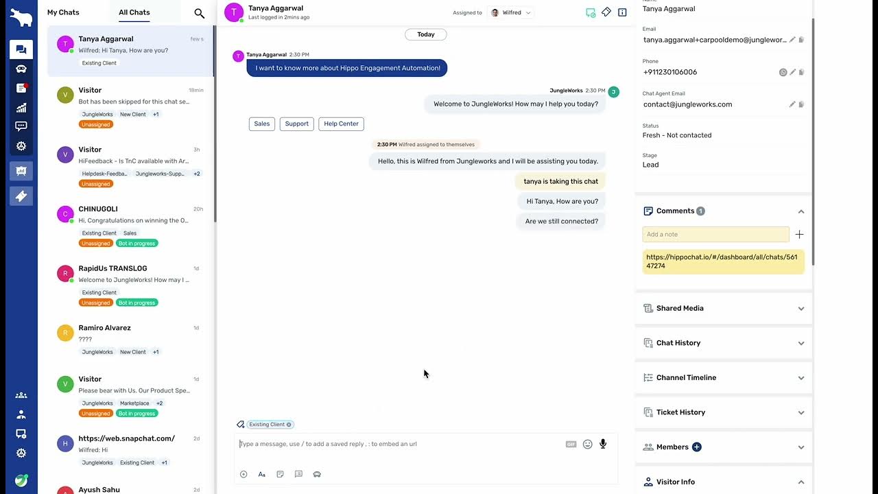 Hippo Dashboard 101: Advanced Chat Catering Techniques | Jungleworks - YouTube
