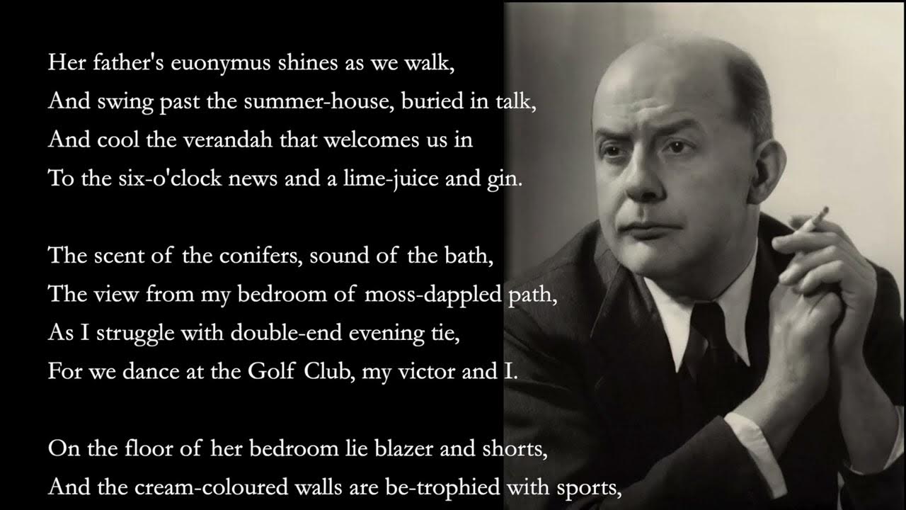 A Subalterns Love Song by John Betjeman - YouTube