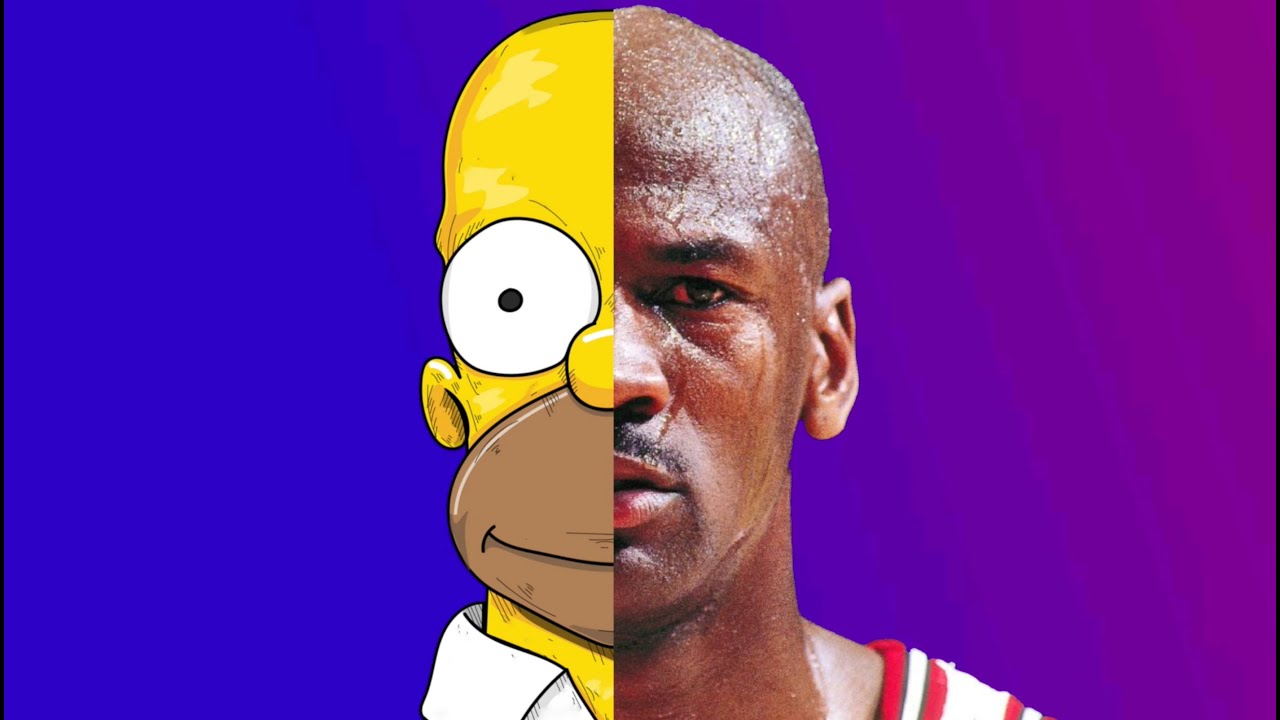 I turned Michael Jordan into Homer Simpson! - YouTube