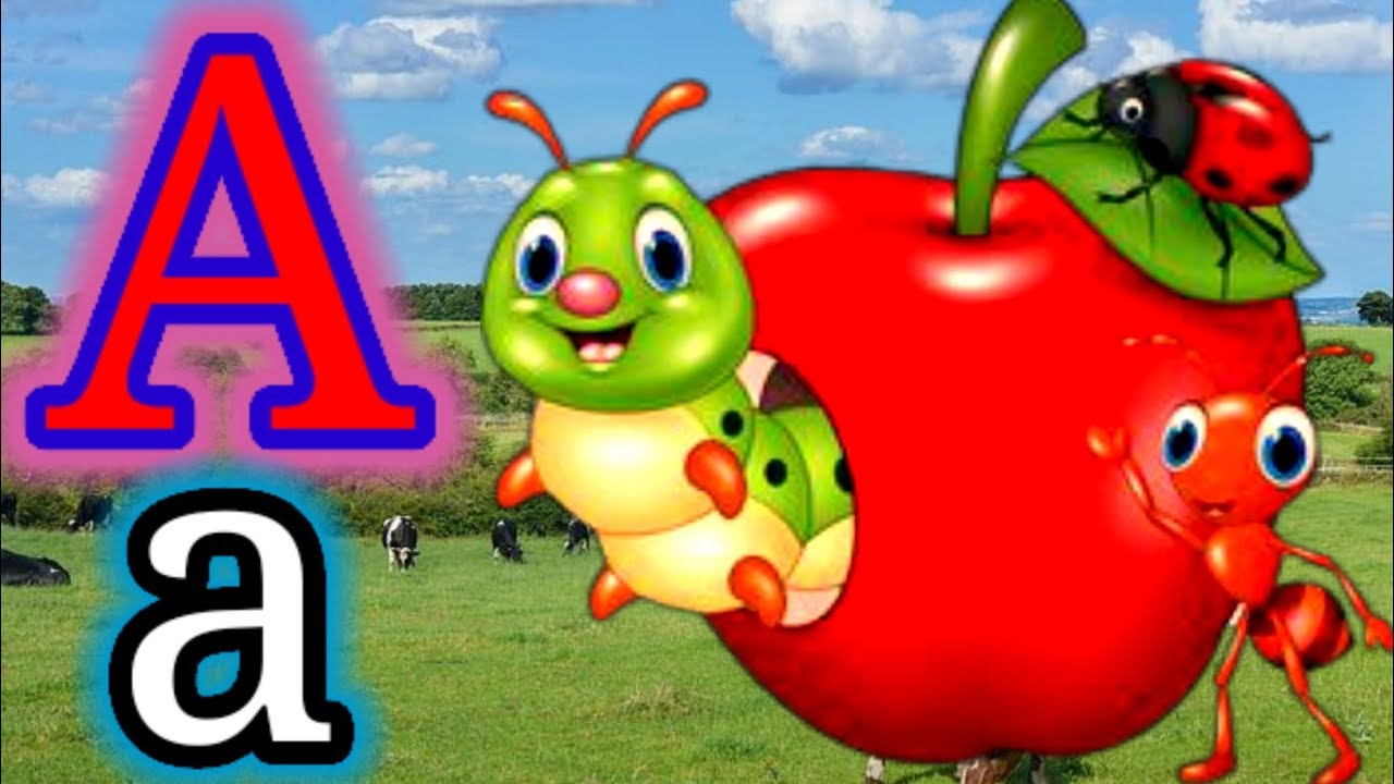 ए फॉर एप्पल ! zebra ! a for apple to z for zebra ! a for apple b for ...