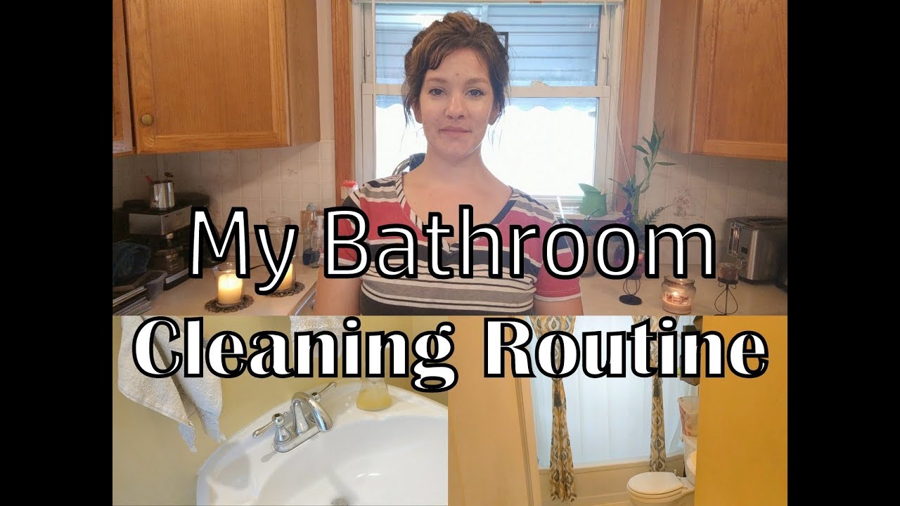 My Bathroom Cleaning Routine - Bathroom Deep Clean - YouTube