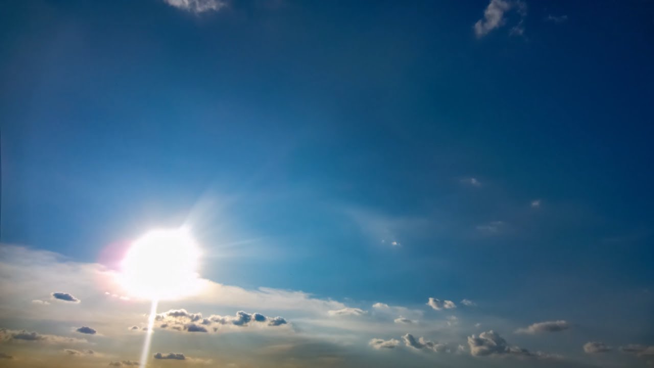 Evening sun and clouds | Nature Watching | Sky: Sun | 4K Free stock ...
