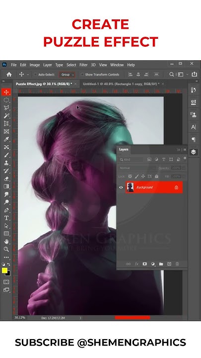 Create Puzzle Effect || Photoshop Tutorials - YouTube