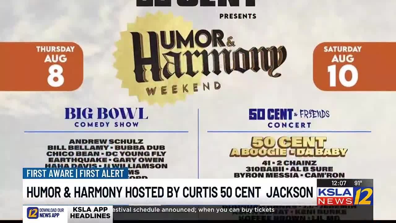 Humor & Harmony Festival schedule announced; when you can buy tickets ...