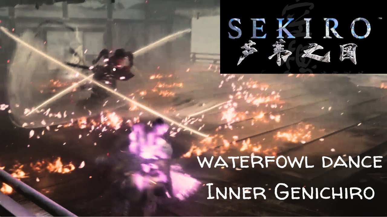 Enhanced Inner Genichiro with Waterfowl Dance | Sekiro | Land of Reeds ...
