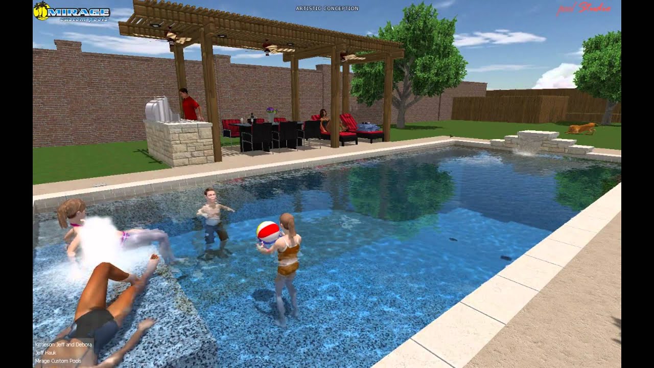 Mirage Custom Pools Leyton Grove Addition Colleyville Texas Hawethorne ...