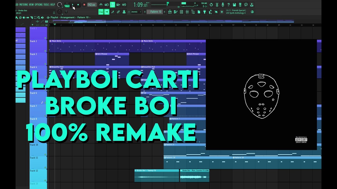 Playboi Carti - Broke Boi 100% Accurate Remake + FLP - YouTube