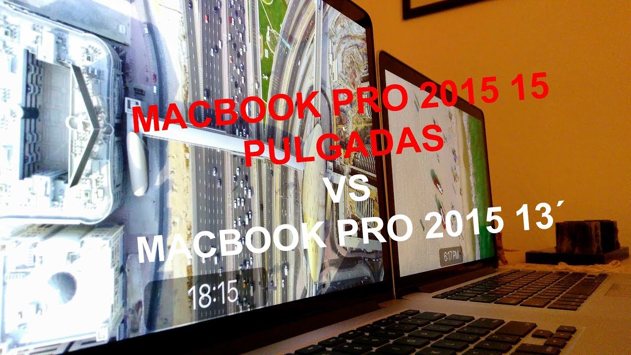 Macbook pro 15 2015 vs Macbook pro 13 2015 - YouTube