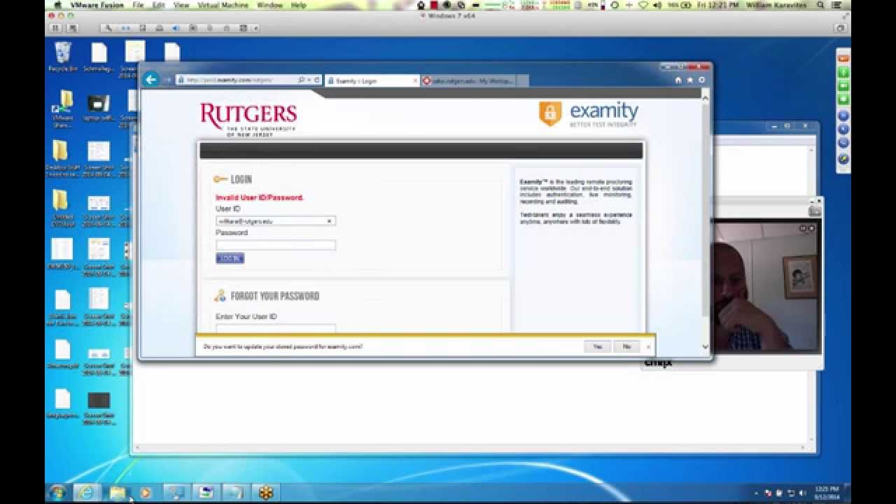 Examity Testing Example. - YouTube